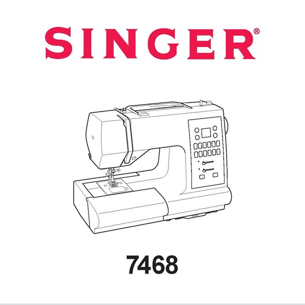 Singer 7468 Manual - Etsy