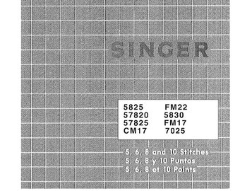 Singer 621B & 5817C Sewing Machine Instruction Manual PDF Download ...