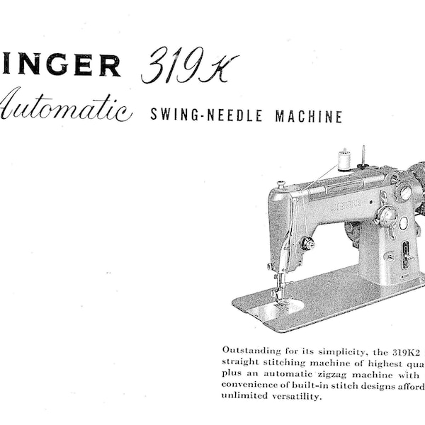 Singer 319 - Etsy