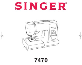 Singer 7462 Sewing Machine Instruction Manual User Manual Complete User ...
