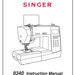 Singer 9340 Sewing Machine Instruction Manual (PDF) - Etsy