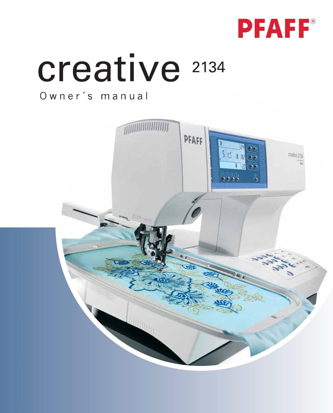 Pfaff Creative 2134 Sewing Machine Instruction Manual - English - Etsy