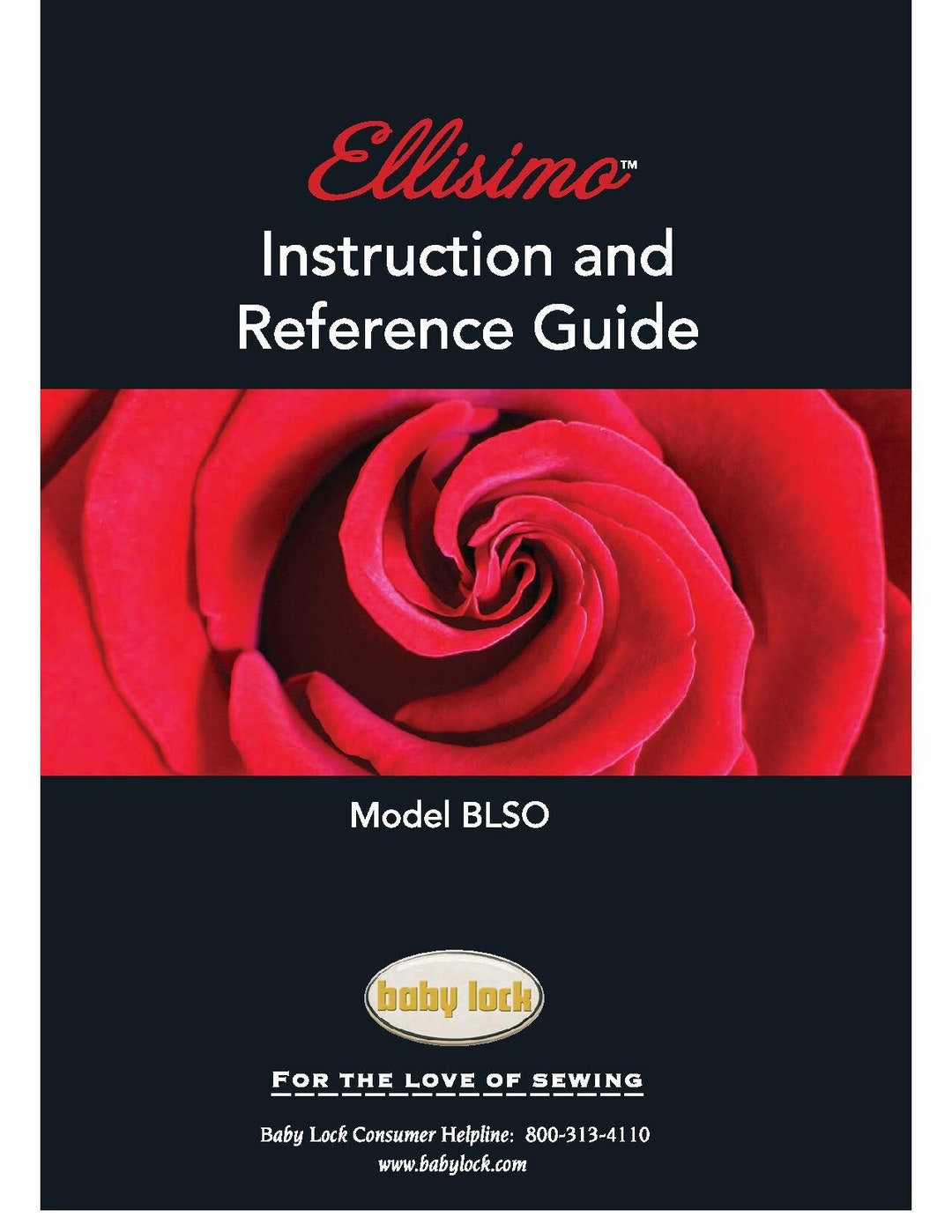 Baby Lock Ellisimo BLSO Sewing Machine Instruction Manual - Etsy