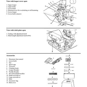 Bernina Funlock 004D Sewing Machine Instruction Manual - English - Etsy