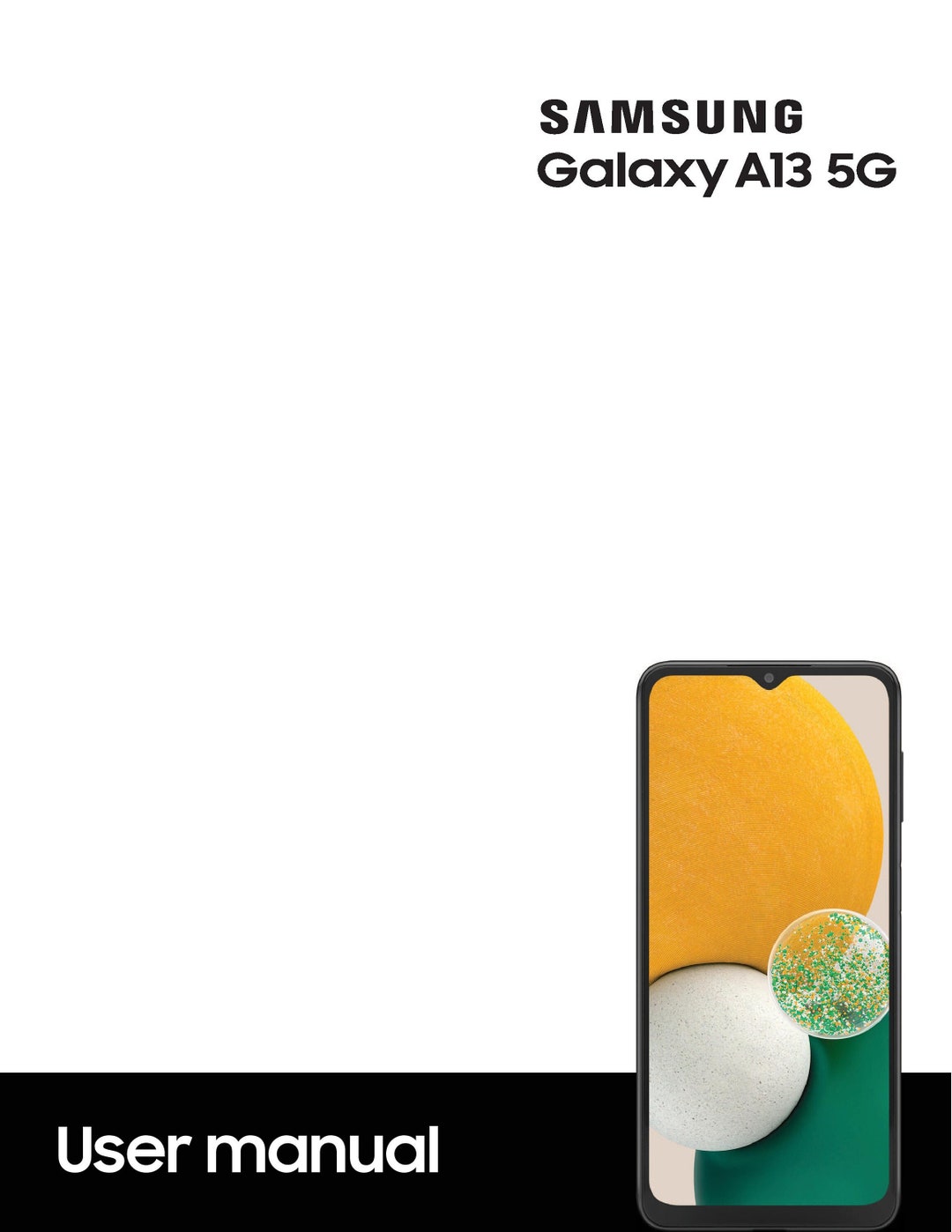 Samsung Galaxy A13 5G A136 Instruction Manual - User Manual - Complete ...