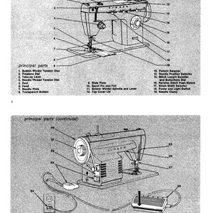 Singer 360 Fashion Mate Sewing Machine Instruction Manual - Etsy