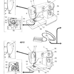 Singer 4012 - 4022 Sewing Machine Instruction Manual - User Manual ...