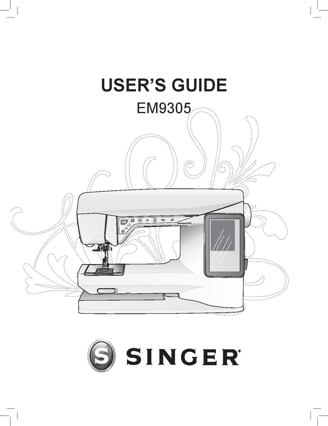 Singer EM9305 Sewing Machine User Guide (PDF) - Etsy