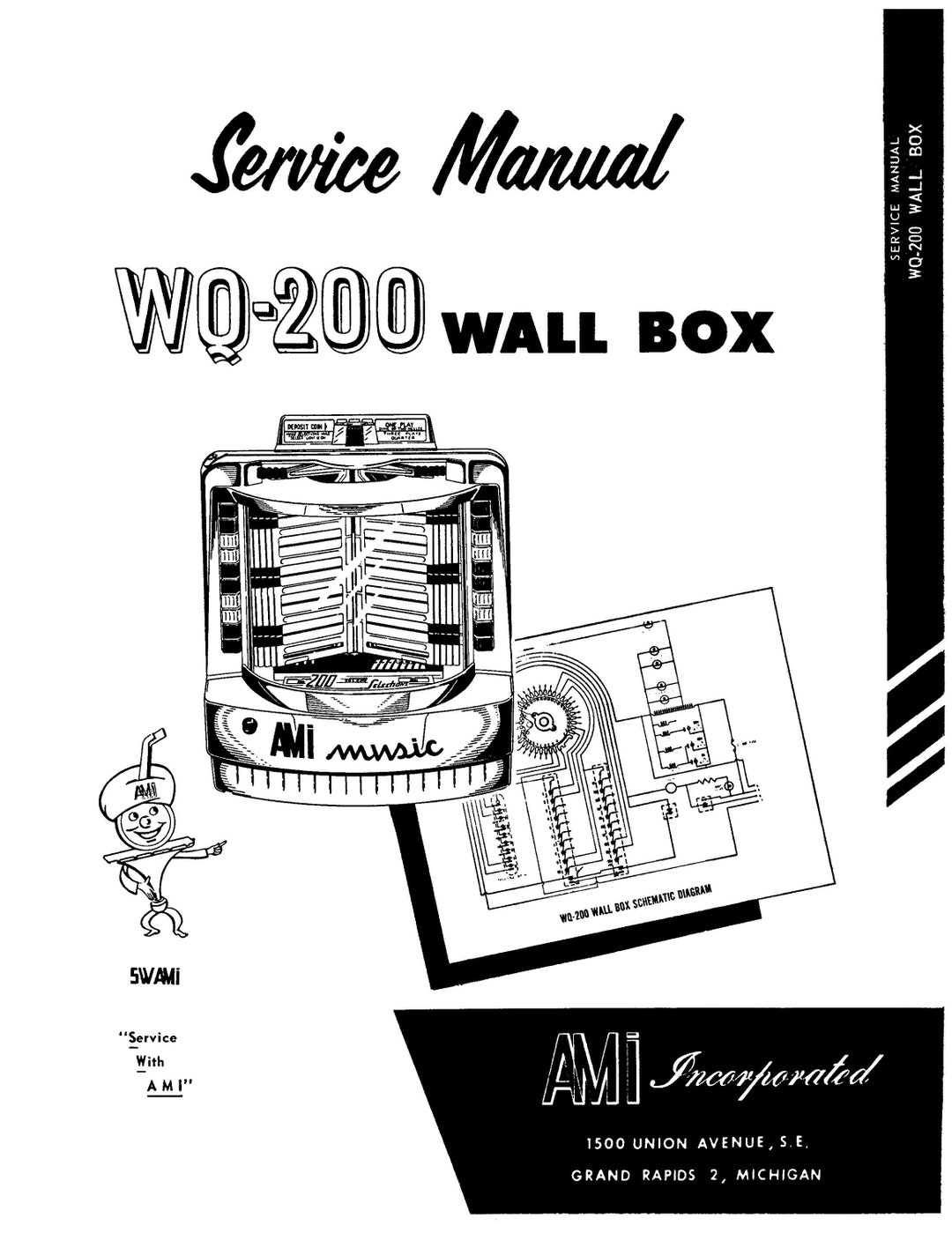 Ami WQ-200 Wall Box Technical Manual Service Manual User Manual English ...