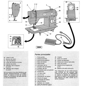 Singer 3004 - 3014 Sewing Machine Instruction Manual - User Manual ...