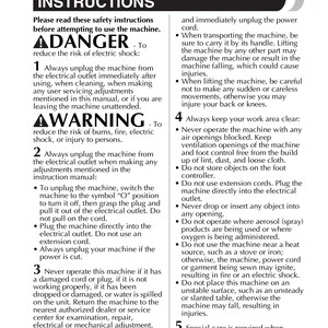 Brother SB530T Sewing Machine Instruction Manual - User Guide - Etsy