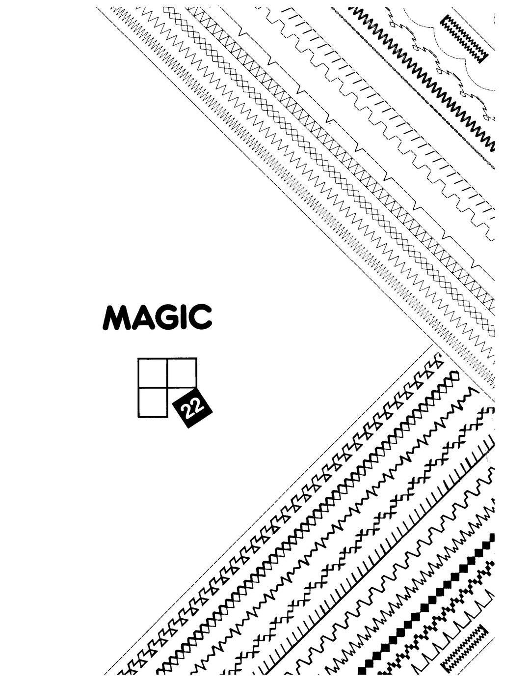 Singer 22 Magic Sewing Machine Instruction Manual - User Manual ...