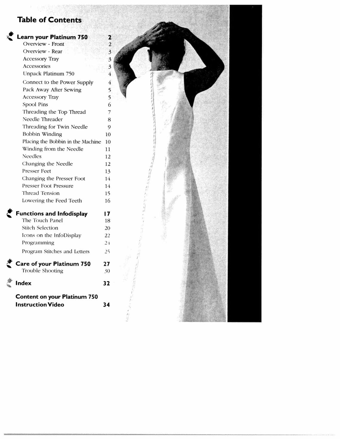 Husqvarna Viking Platinum 750 Sewing Machine Instruction Manual - Etsy