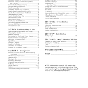 Elna 2100 - 2300 Sewing Machine Instruction Manual - User Manual ...