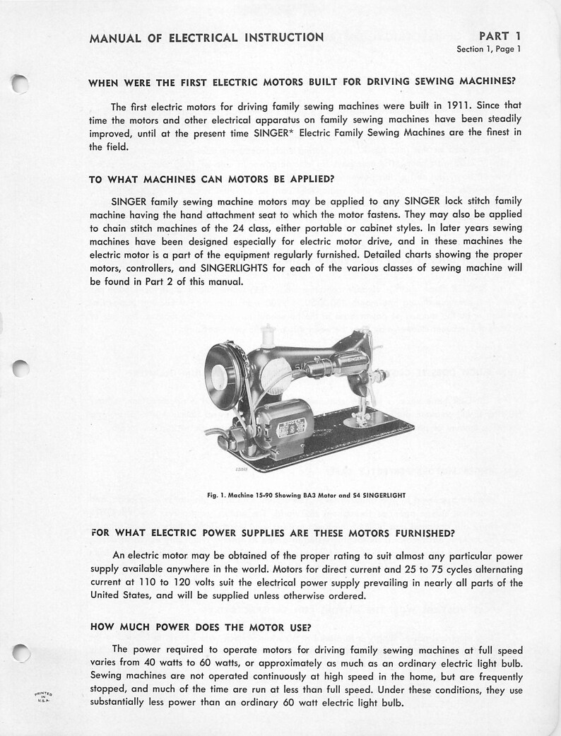 Singer-electrical-instructions-form-20596-family-shop - Sewing Machine ...
