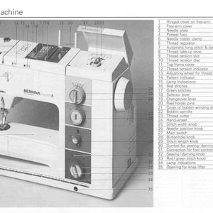 Bernina 930 Sewing Machine Instruction Manual - User Manual - Complete ...