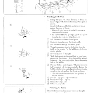 Janome 5700 Memory Craft Sewing Machine Instruction Manual (PDF) - Etsy