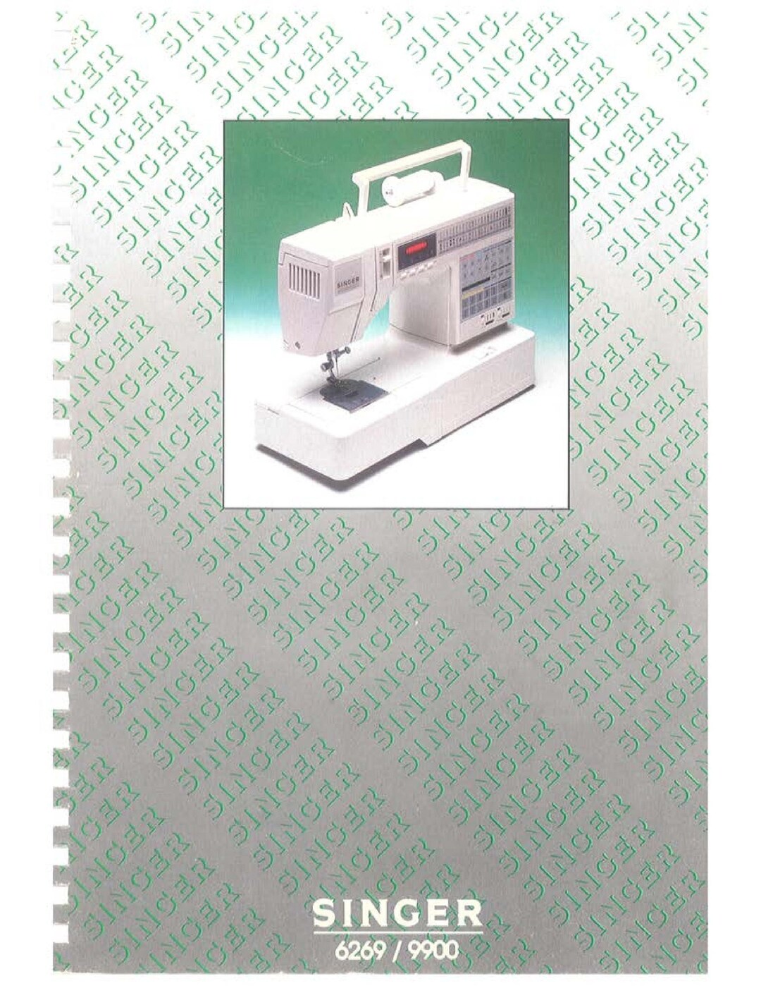 Singer 6269-9900 Sewing Machine Instruction Manual (PDF) - Etsy