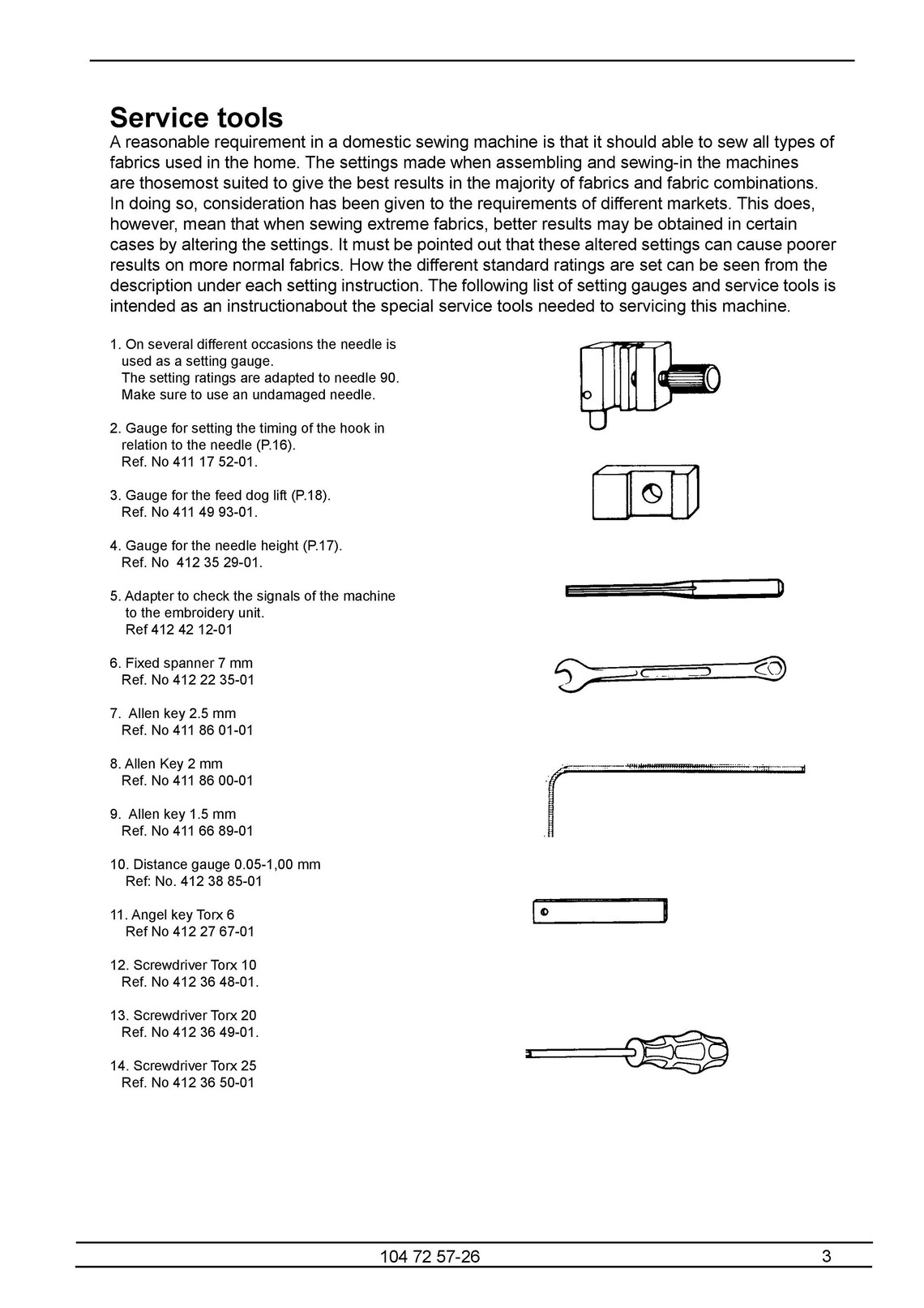 Husqvarna VIKING 350-400-500-600 Sewing Machine Service Manual ...