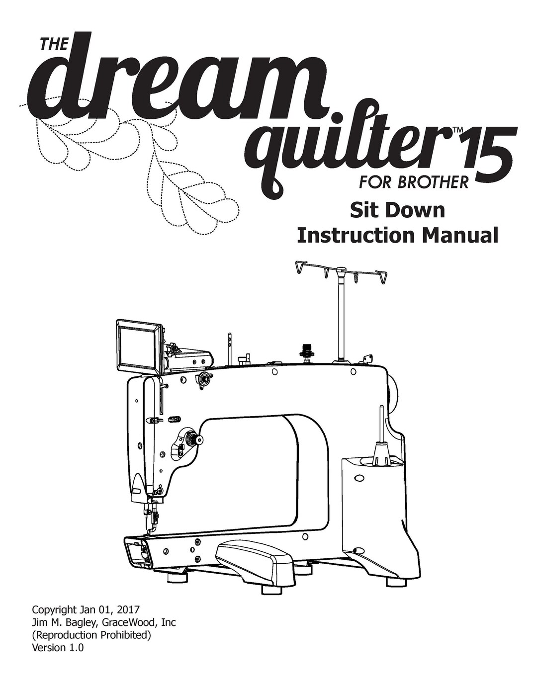 Brother Dream Quilter DQLT15S Sewing Machine Instruction Manual - Etsy