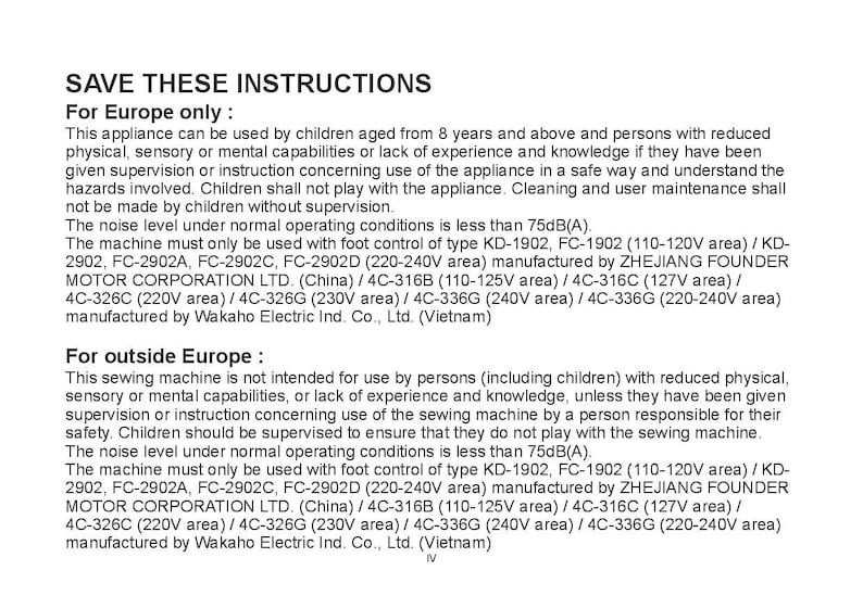 Singer 3337 Sewing Machine Instruction Manual User Manual Complete User ...