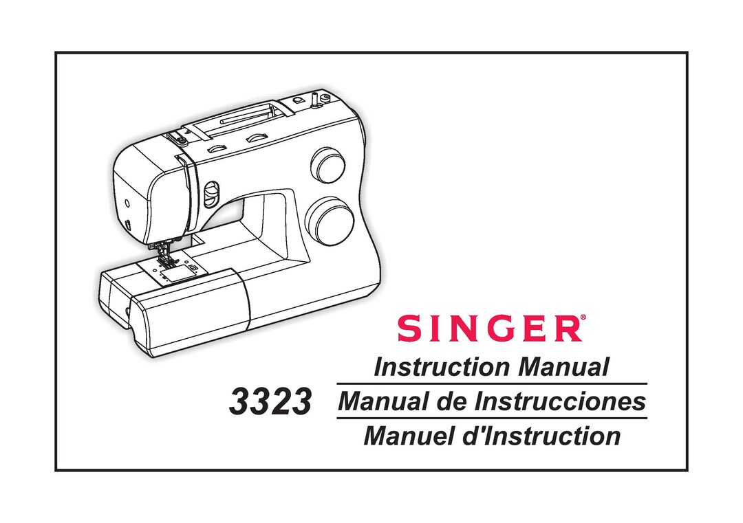 Singer 3323 Talent Sewing Machine Instruction Manual - User Manual ...