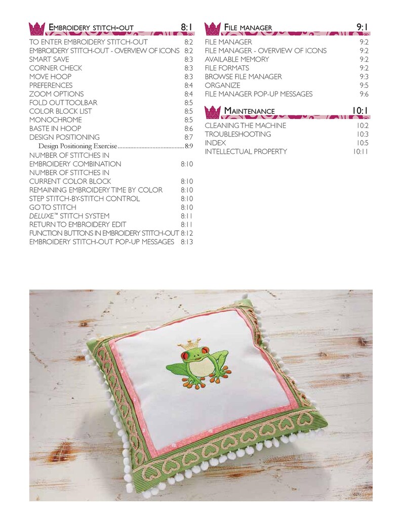 Husqvarna Viking Designer Ruby Royale Sewing Machine User Manual ...