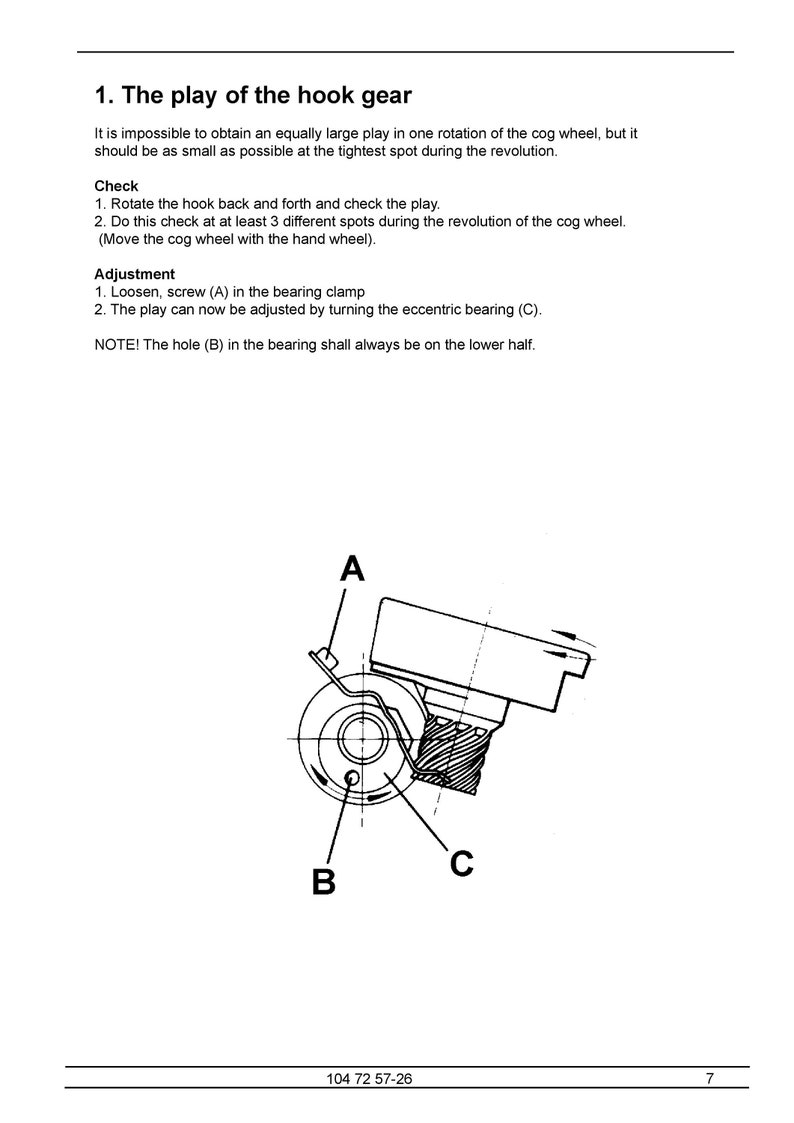 Husqvarna VIKING 350-400-500-600 Sewing Machine Service Manual ...