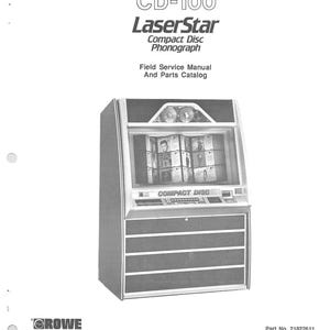 ROWE - CD-100- Laser Star - Service Manual - User Manual - Parts List ...