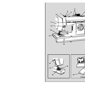 Singer CG-500/CG-550 Sewing Machine Instruction Manual (PDF) - Etsy
