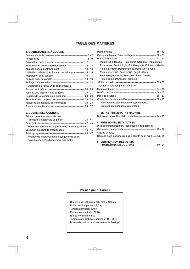 Singer 7436 Ingenuity Sewing Machine Instruction Manual User Manual ...