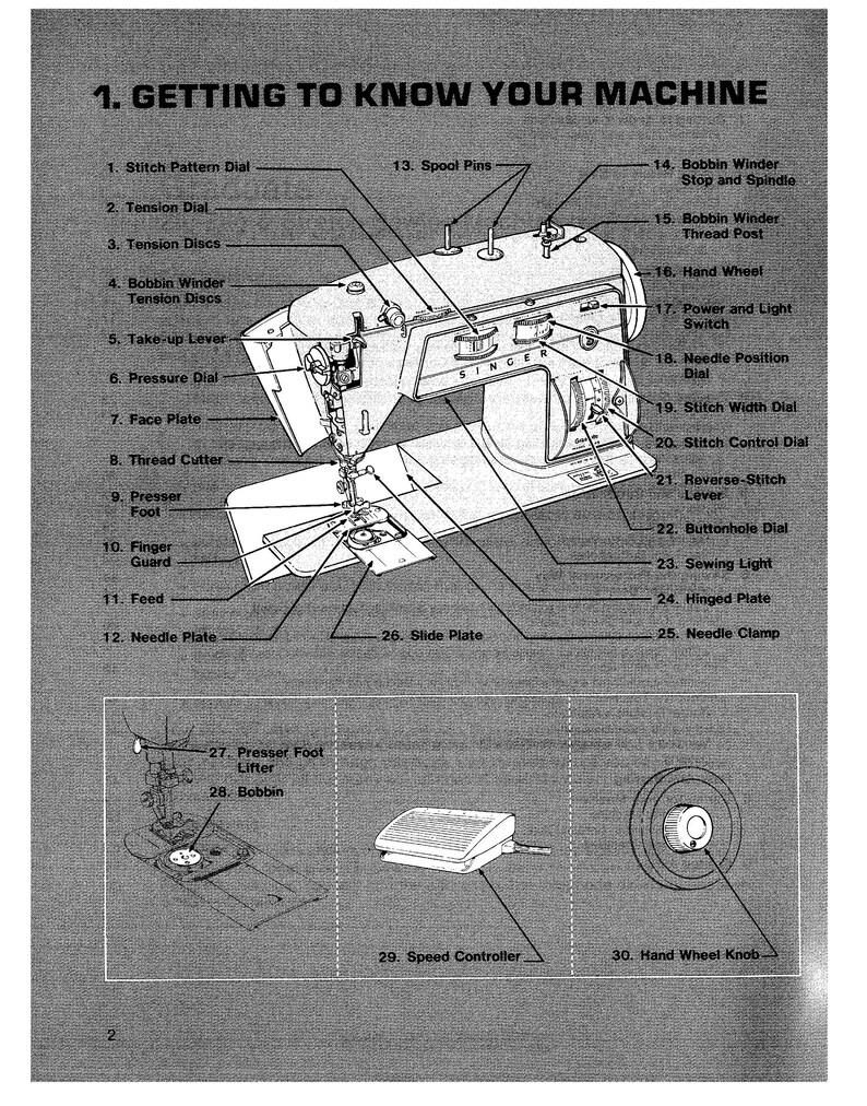 Singer 6705 Graduate Sewing Machine Instruction Manual User - Etsy