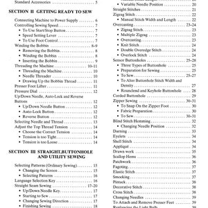 Janome 5700 Memory Craft Sewing Machine Instruction Manual (PDF) - Etsy