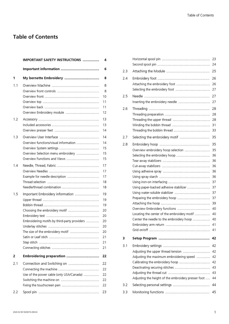 Bernette B70 DECO Sewing Machine Instruction Manual User Manual ...