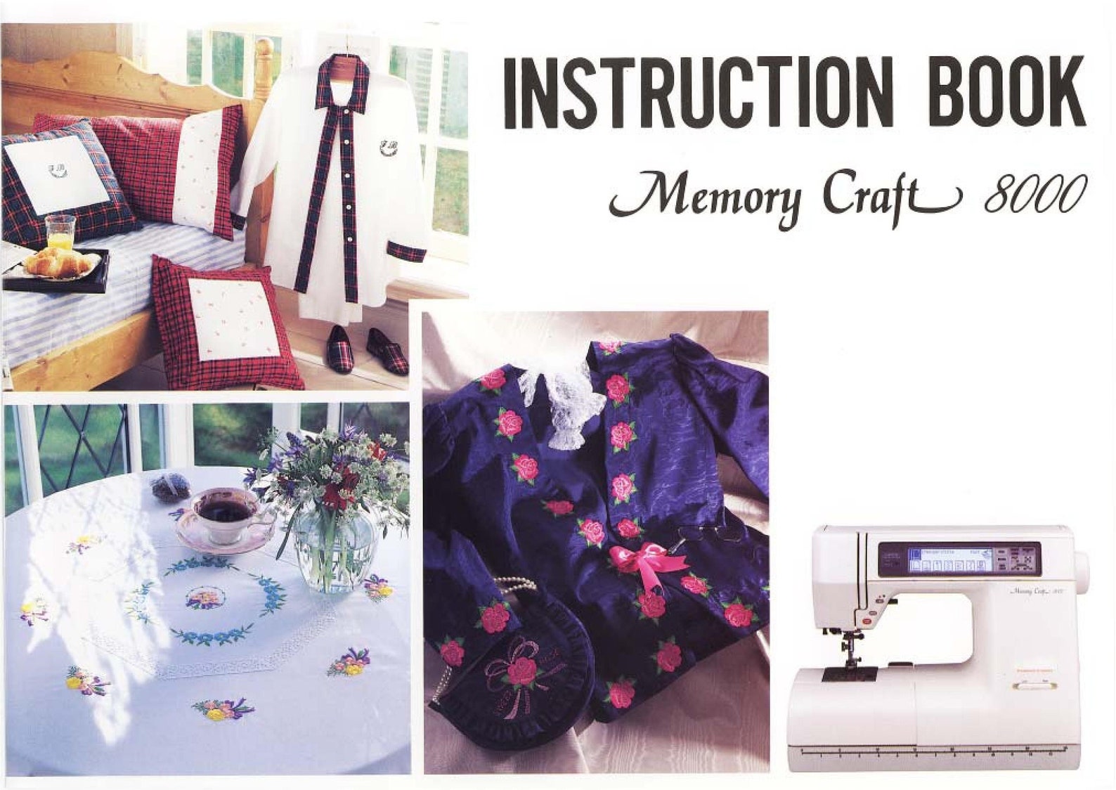 Janome 8000 Memory Craft Sewing Machine Instruction Manual (PDF) - Etsy