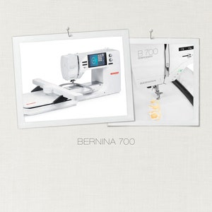 Bernina 700 Sewing Machine Instruction Manual - English - Etsy