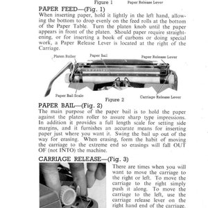 Smith-corona New Skyriter Typewriter Instruction Manual (digital PDF ...