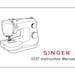 Singer 3337 Sewing Machine Instruction Manual (PDF) - Etsy