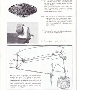 Singer 327 - 329 Memo-matic Knitting Machine Instruction Manual - User ...