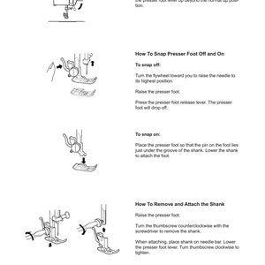 Elna 2100 - 2300 Sewing Machine Instruction Manual - User Manual ...