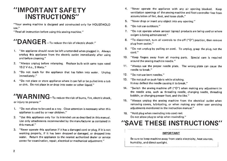 Janome 8000 Memory Craft Sewing Machine Instruction Manual - Etsy