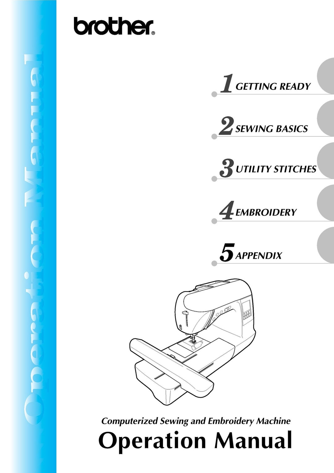 Brother NV1000 Sewing Machine Instruction Manual - User Guide - Etsy