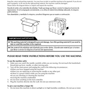 Brother Xl2600i Sewing Machine Instruction Manual - 82 Pages - Etsy