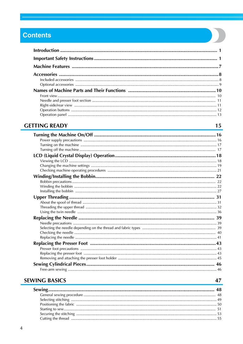 Brother SE400 Sewing Machine Instruction Manual - User Guide - Etsy