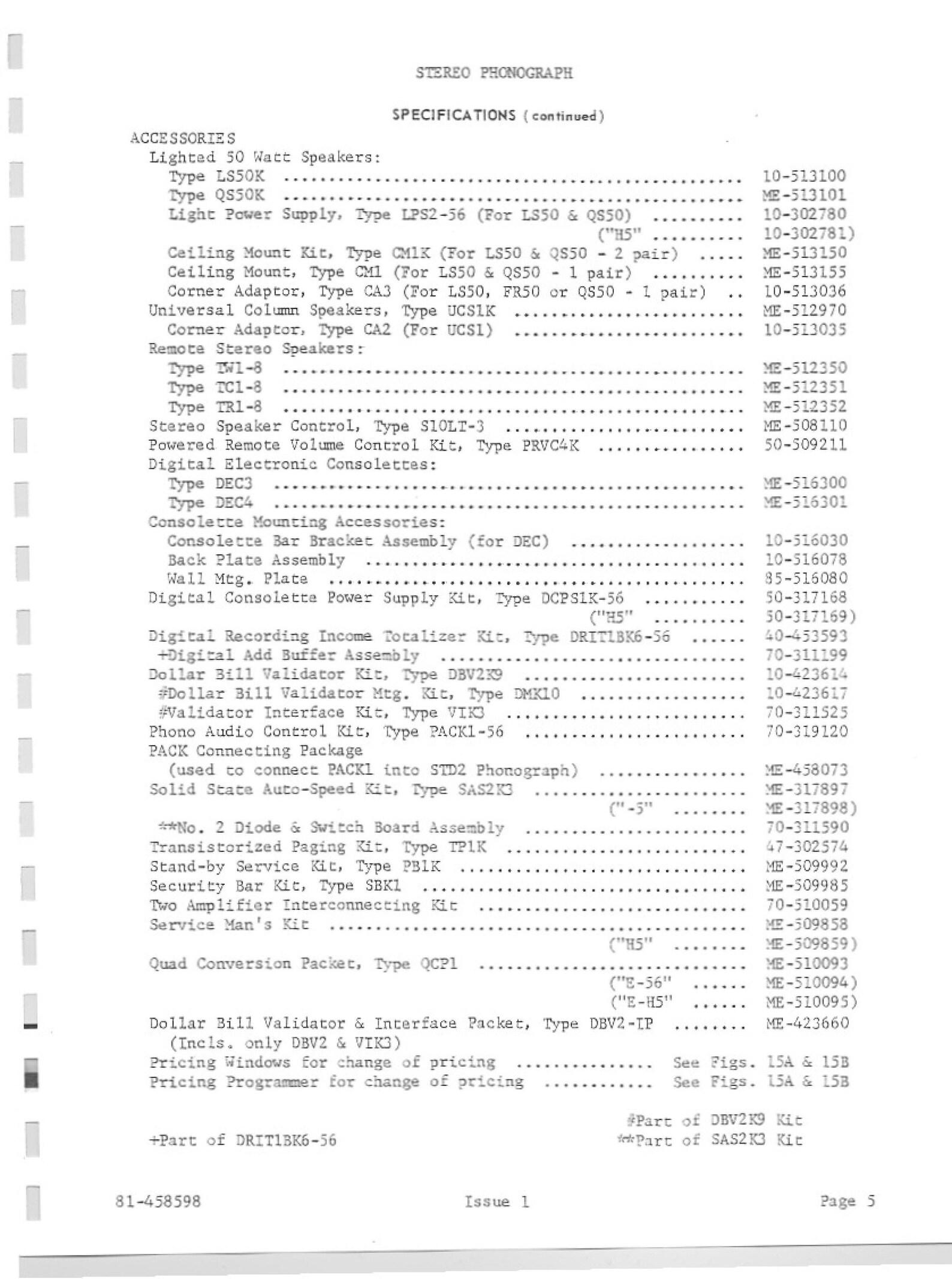 Seeburg STD3/ESTD3 Service Manual: Wiring Diagram, Parts List - Etsy
