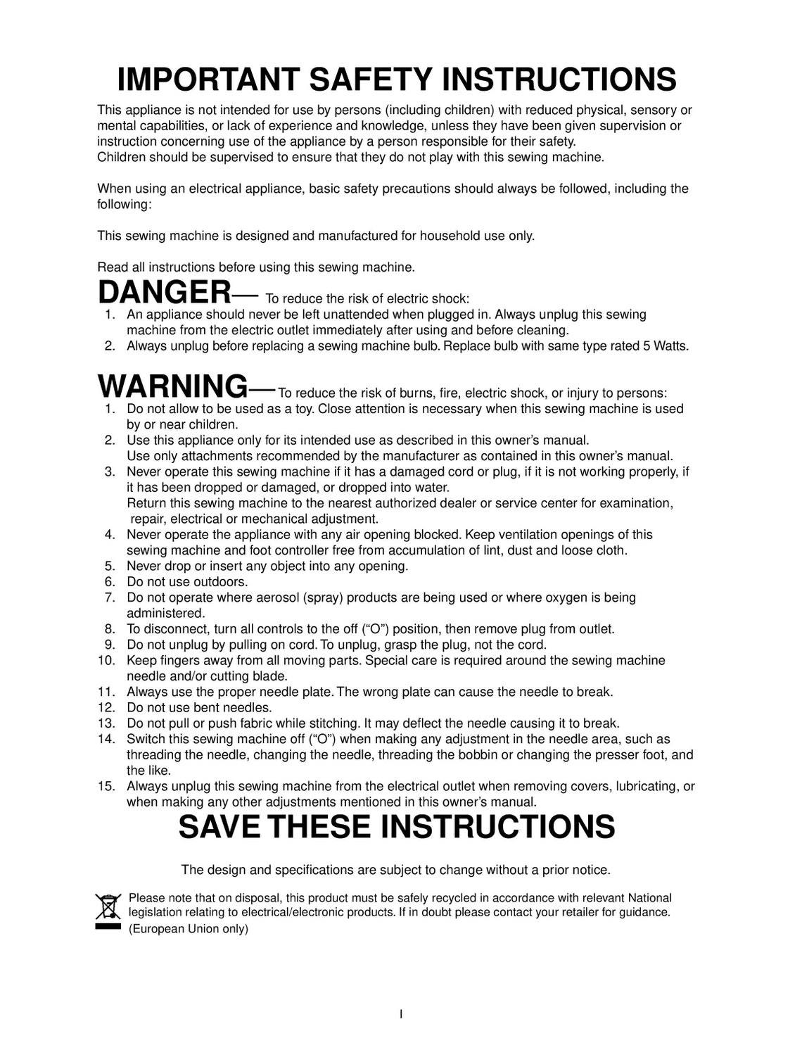 Janome DC5100 Sewing Machine Instruction Manual (PDF Guide) - Etsy