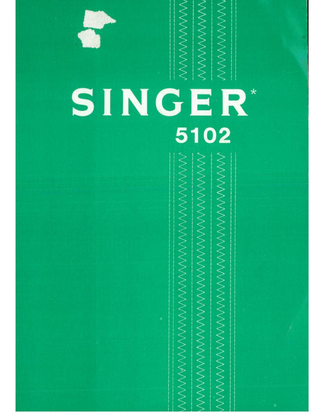 Singer 5102 Sewing Machine Instruction Manual - User Manual - Complete ...