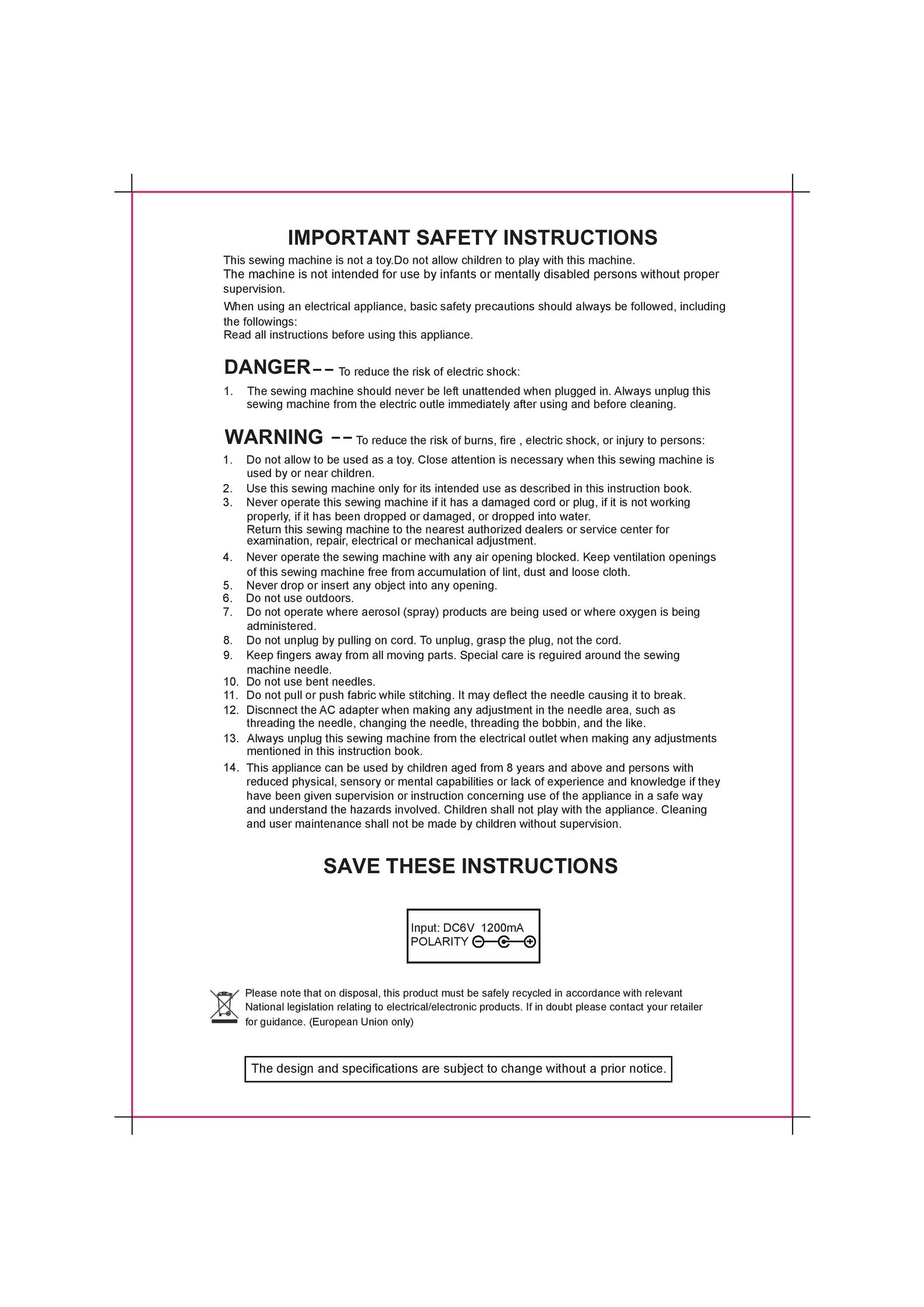 Singer M1000 - M1005 Sewing Machine Instruction Manual (PDF) - Etsy