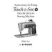 Singer 600 Touch & Sew Sewing Machine Instruction Manual User Manual ...