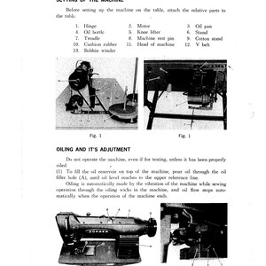 CONSEW 255RB-2 Sewing Machine Instruction Manual - English - Etsy